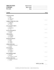 Orpington Prognostic Scale - Internet Stroke Center