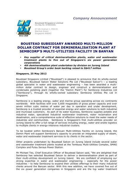 Boustead Subsidiary Awarded Multi-Million Dollar Contract for ...