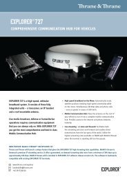 SAILOR 6000 Series - Thrane & Thrane