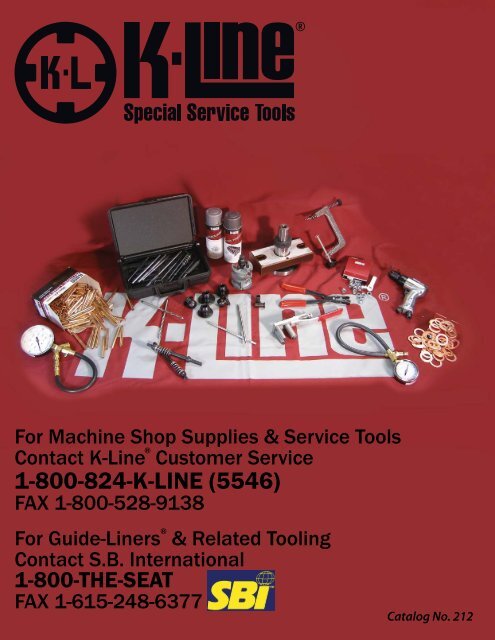 Catalog 212 (10-13-11).indd - K-Line Industries, Inc.