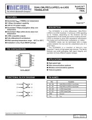 AC Coupling Between Differential LVPECL, LVDS, HSTL and CML ...
