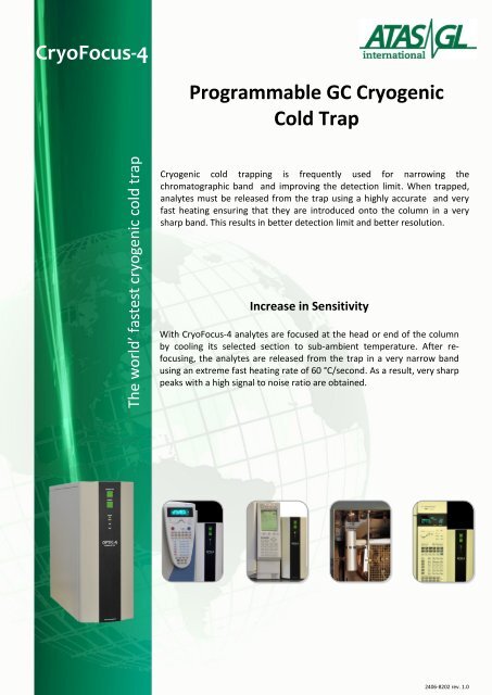CryoFocus-4 Programmable GC Cryogenic Cold Trap