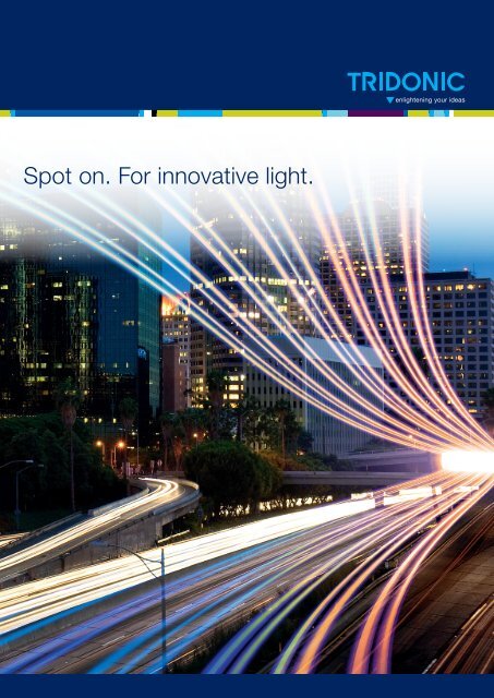 What you need to know about Tridonic