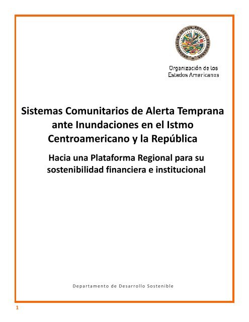 Sistemas Comunitarios de Alerta Temprana - Red Interamericana ...