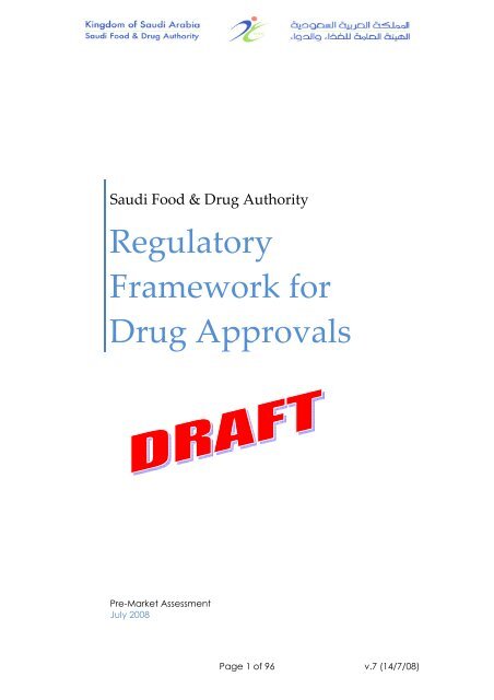 Regulatory Framework for Drug Approvals