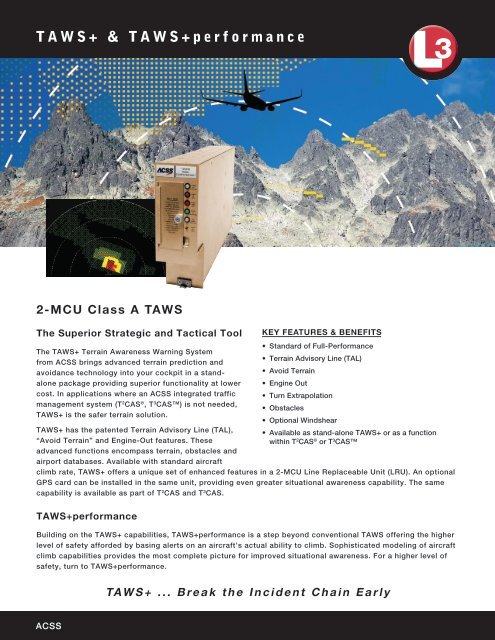 TAWS+ & TAWS+performance - ACSS