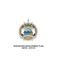 idp - Provincial Spatial Development plan