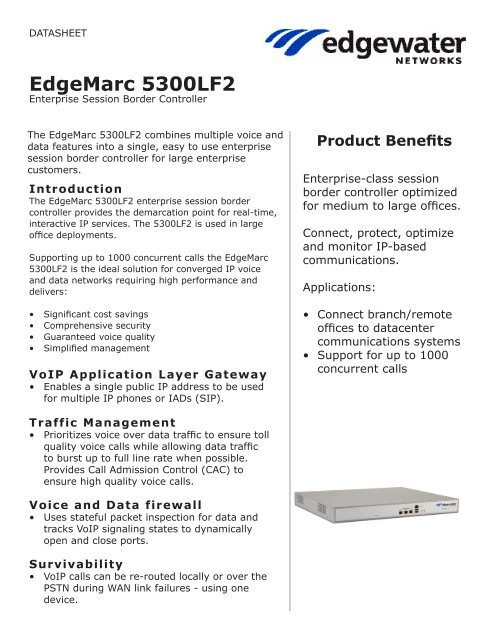 EdgeMarc 5300 - Comcast Business