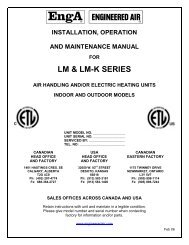 Engineered Air DJX Series