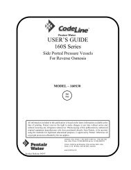 80S30 - Pentair Codeline