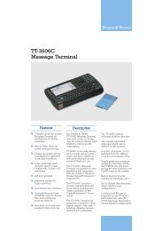 TT-3606E Message Terminal