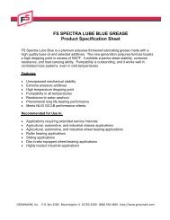 FS Spectra Lube Green Grease MSDS - GoFurtherWithFS