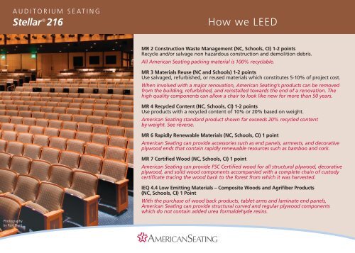 Stellar 216 Recycled Content - American Seating
