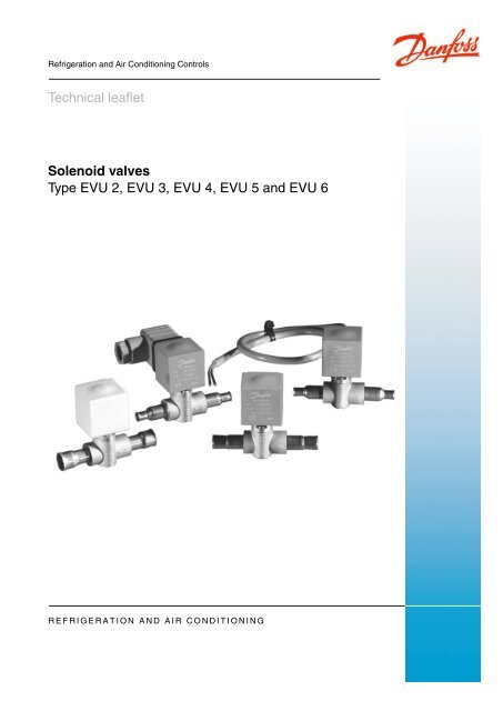 Technical leaflet Solenoid valves Type EVU 2, EVU 3, EVU 4, EVU 5 ...