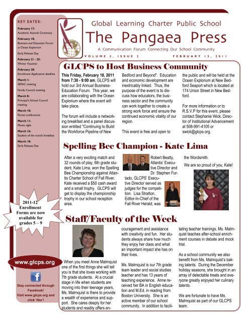 The Pangaea Press - Global Learning Charter Public School