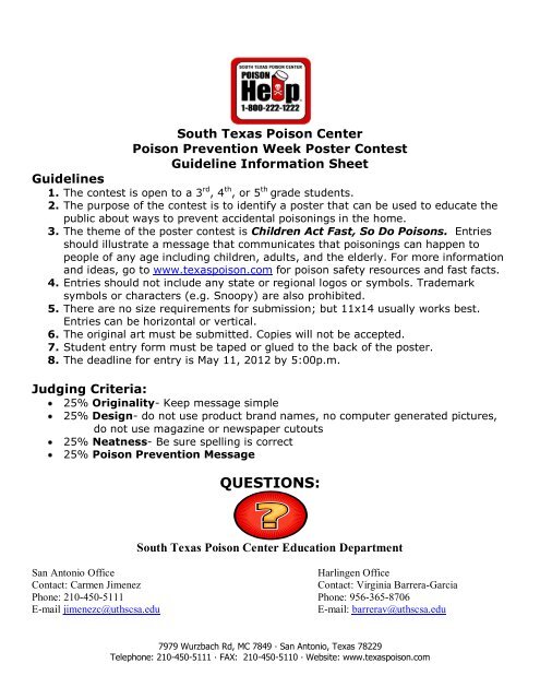 SOUTH TEXAS POISON CENTER