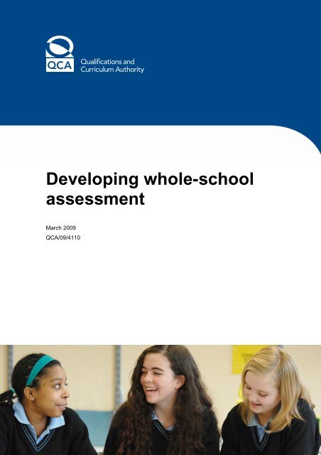 developing whole-school assessment - Digital Education Resource ...
