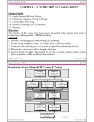 CMOS Analog Integrated Circuit Design - Analog IC Design.org