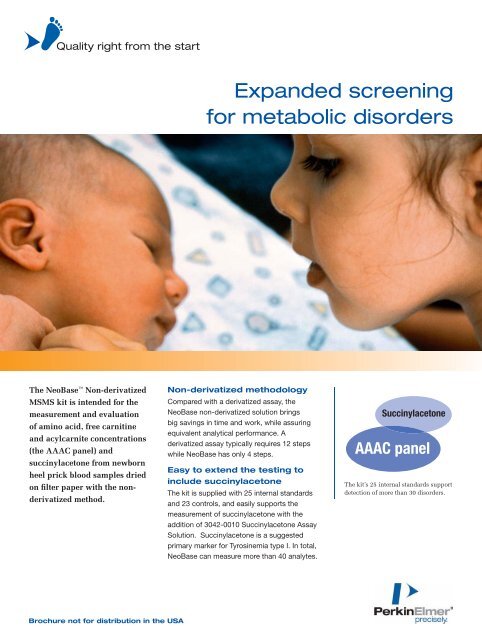 Expanded screening for metabolic disorders - outside ... - PerkinElmer