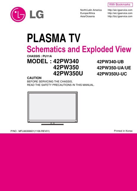 PLASMA TV Schematics And Exploded View - Turuta Electronics ...