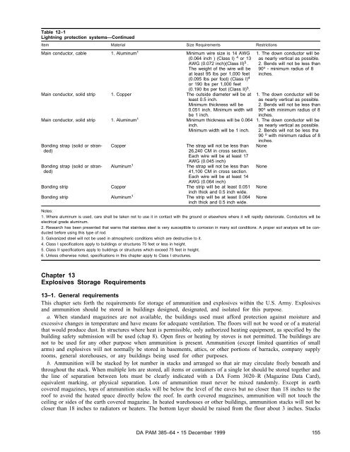 Table 12–1Lightning pro