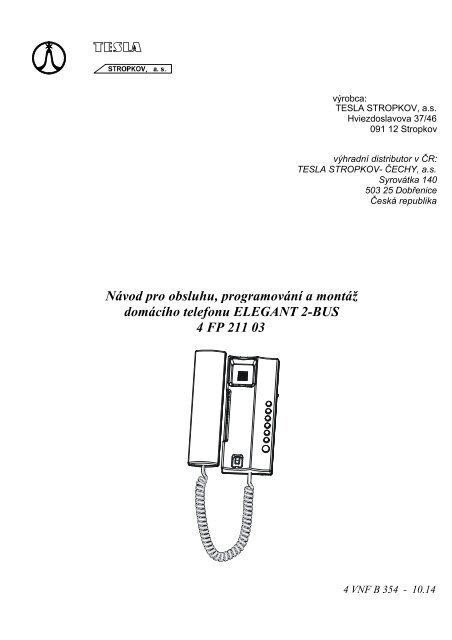 dt elegant 2-bus 4fp 211 03 - Tesla Stropkov