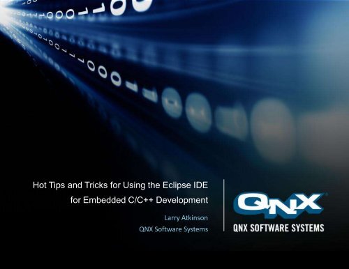 Hot Tips and Tricks for Using the Eclipse IDE for Embedded C/C++ ...