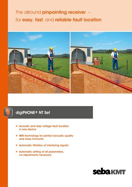 for easy, fast, and reliable fault location - SebaKMT