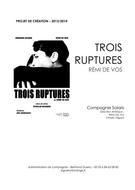 TROIS RUPTURES - Mitiki