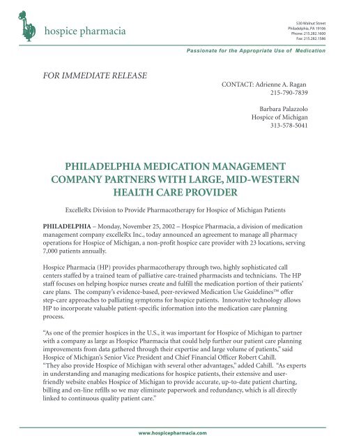 Philadelphia Medication Management Company Partners with ...