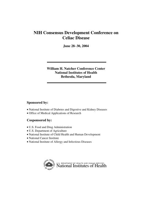 Celiac Disease - NIH Consensus Development Program - National ...