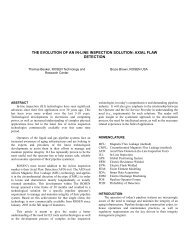 Case Study about MFL Axial Flow Detection (AFD) In-Line Inspection
