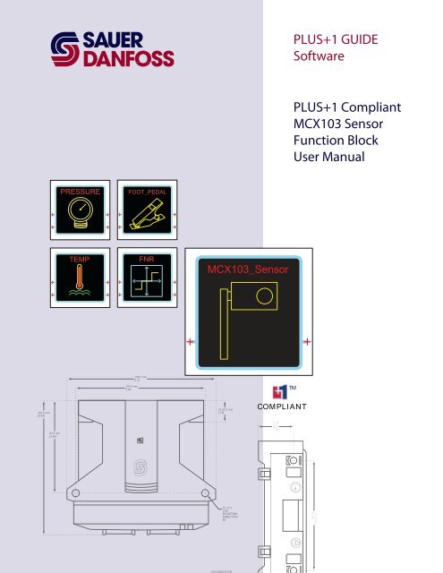PLUS+1 Compliant MCX103 Sensor Function ... - Sauer-Danfoss