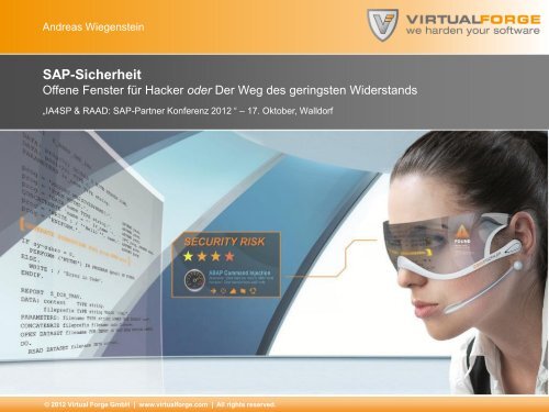 SAP-Sicherheit - Virtual Forge