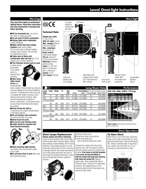 Lowel Light Stand Parts | Shelly Lighting