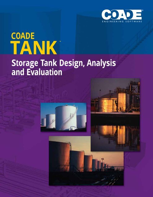 Storage Tank Design, Analysis and Evaluation COADE