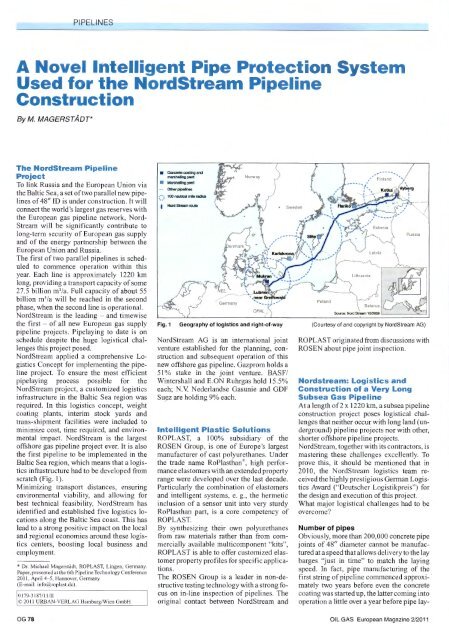 A Novel Intelligent Pipe Protection System Used for the NordStream ...