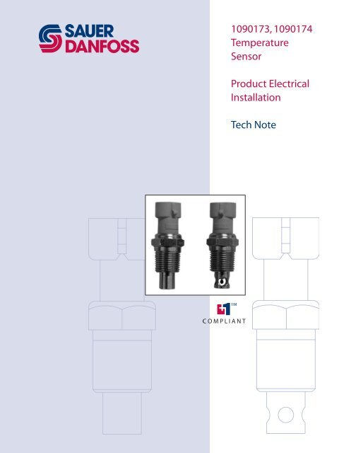 1090173, 1090174 Temperature Sensor Product ... - Sauer-Danfoss