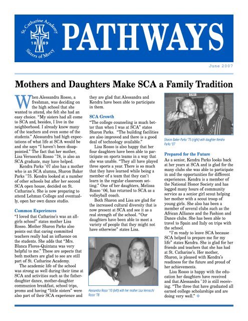 Mothers and Daughters Make SCA a Family Tradition