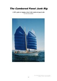 The cambered Junk Sail - The Junk Rig Association