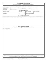 family care plan counseling checklist da form 5304-r, mar 92