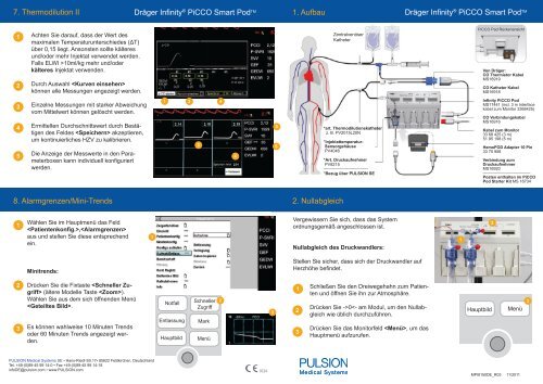 SmartPod Short Setup Guide - PULSION Medical Systems SE