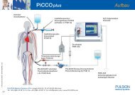 PiCCO2 Short Setup Guide - PULSION Medical Systems SE
