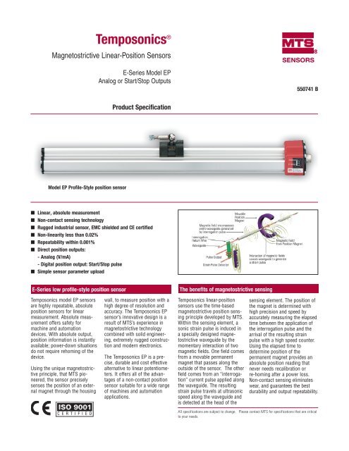TemposonicsÂ® - MTS Sensors