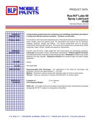 Painting Systems Guide - BLP Mobile Paints