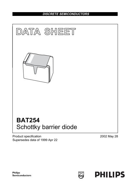 BAT254 Schottky barrier diode