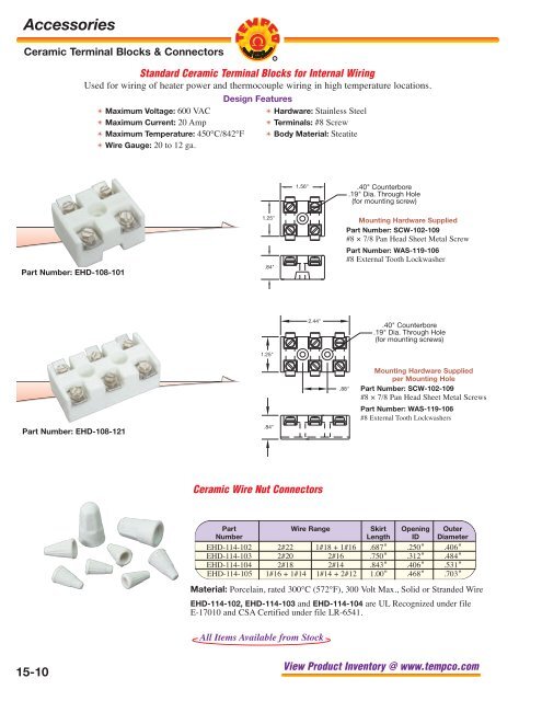 Ceramic Terminal Blocks (PDF)