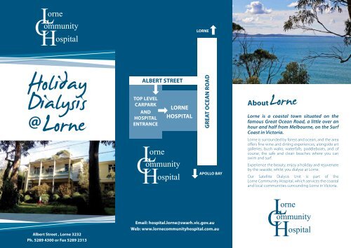 Holiday Dialysis Brochure