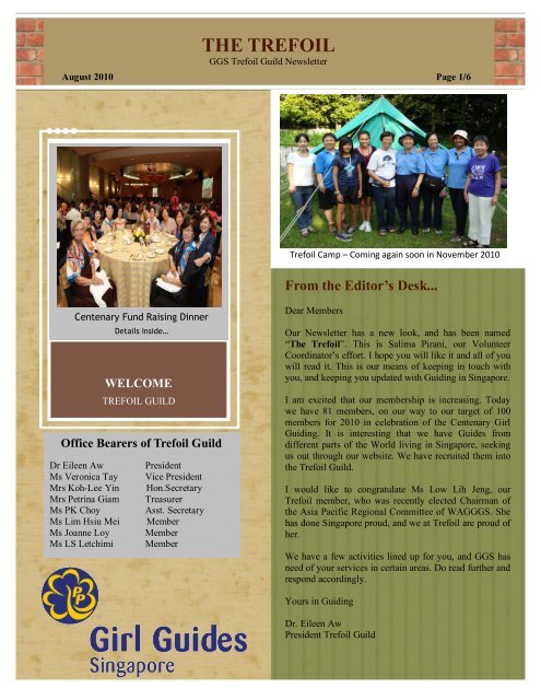 THE TREFOIL - Girl Guides Singapore