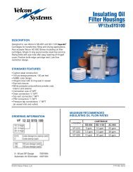 VF-609 Housing - Velcon Filters